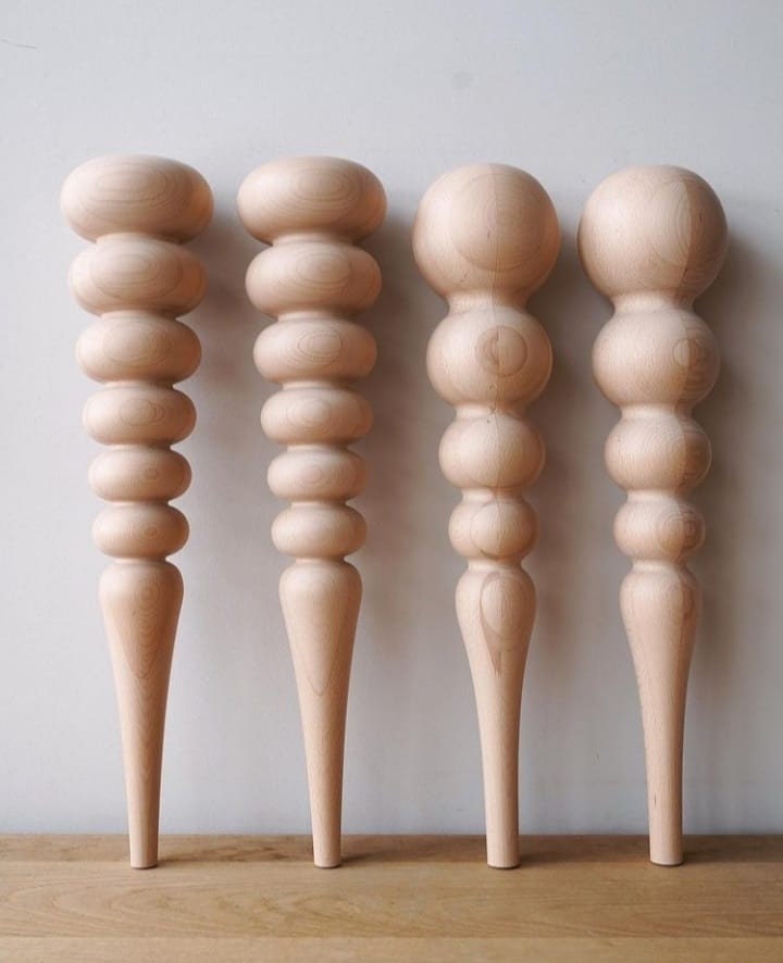 Wooden Lathe Legs, Table Legs, Laminated Wood, Lathe Legs, Custom ...