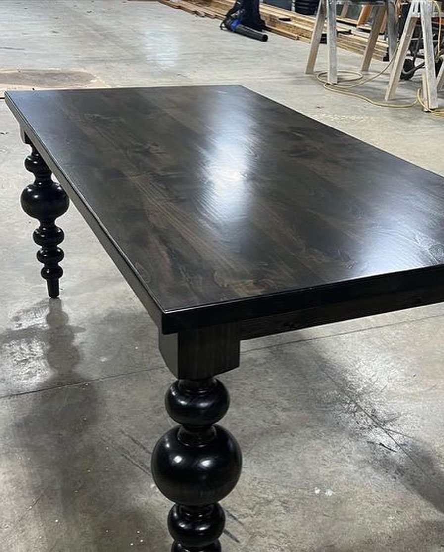 Table Legs, Wooden Turned Table Legs, Turned Legs, Wood Legs, Custom ...