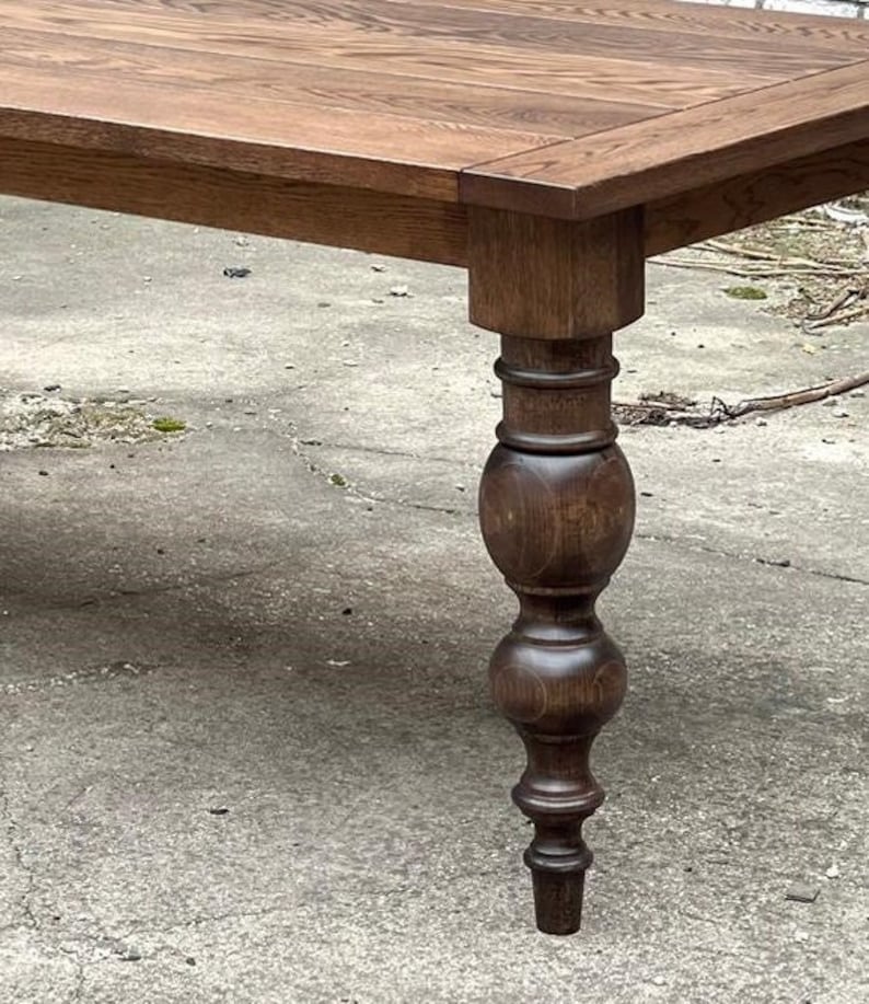 Table Legs, Wooden Turned Table Legs, French Legs, Turned Legs, Wood ...