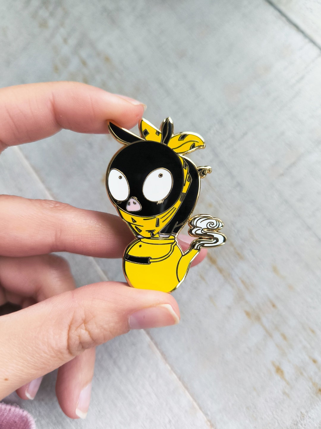 HARD ENAMEL PIN ღ Ranma: P-chan Fan Art Linarahe Kawaii Cute Chibi Pet ...