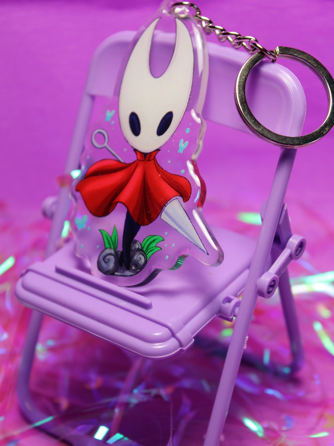 Hornet Hollow Knight Chibi Kawaii Charm Keycharm Cute Glitter - Etsy