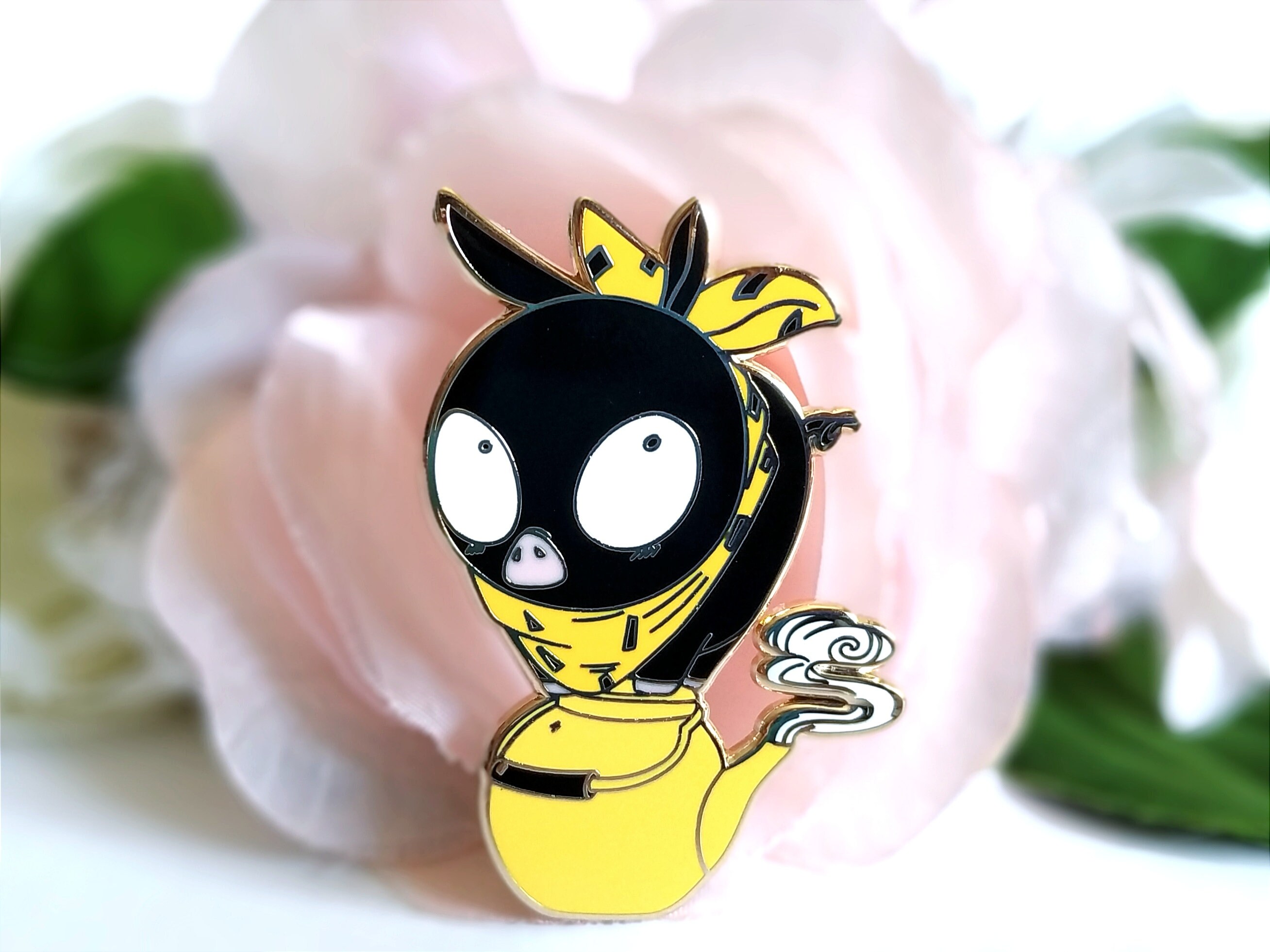 HARD ENAMEL PIN ღ Ranma: P-chan Fan Art Linarahe Kawaii Cute - Etsy