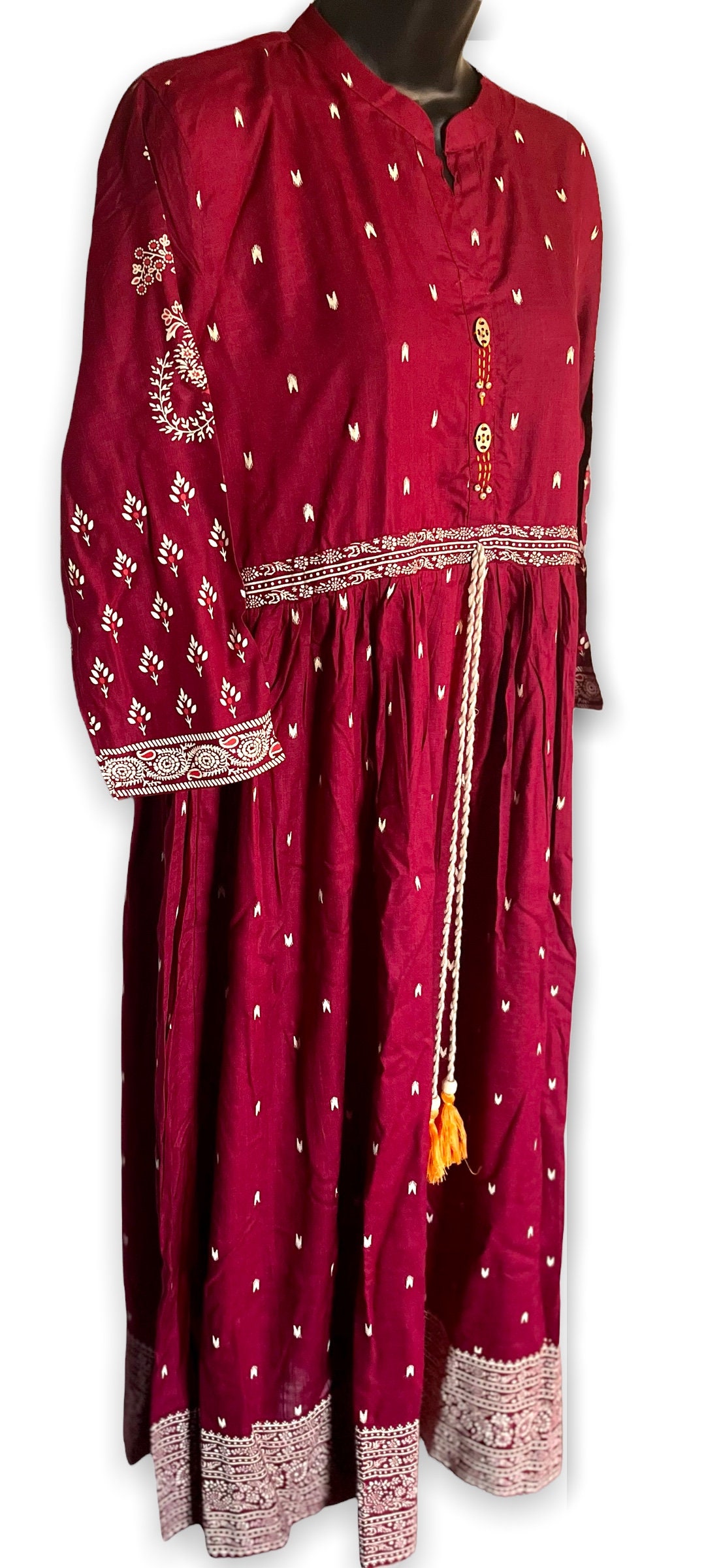 Pure Designer Cotton IKKAT Print Dress - Etsy