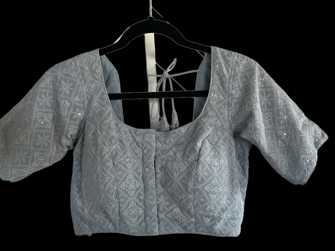 Womens & Girls Designer Readymade Pure Georgette Chikankari Embroidery ...