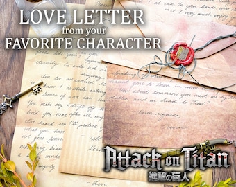 Attack on Titan Letter - Etsy