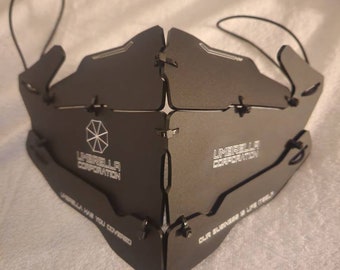 Cyberpunk Half Mask - Etsy