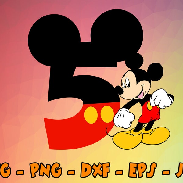 Mickey Mouse Logo - Etsy