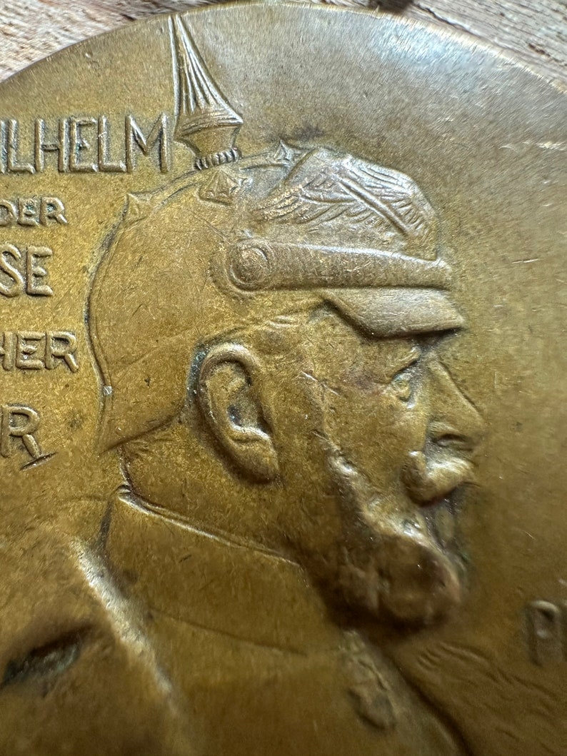 Bronze Medal Kaiser Wilhelm Der Große William 1st Emperor Centenary ...
