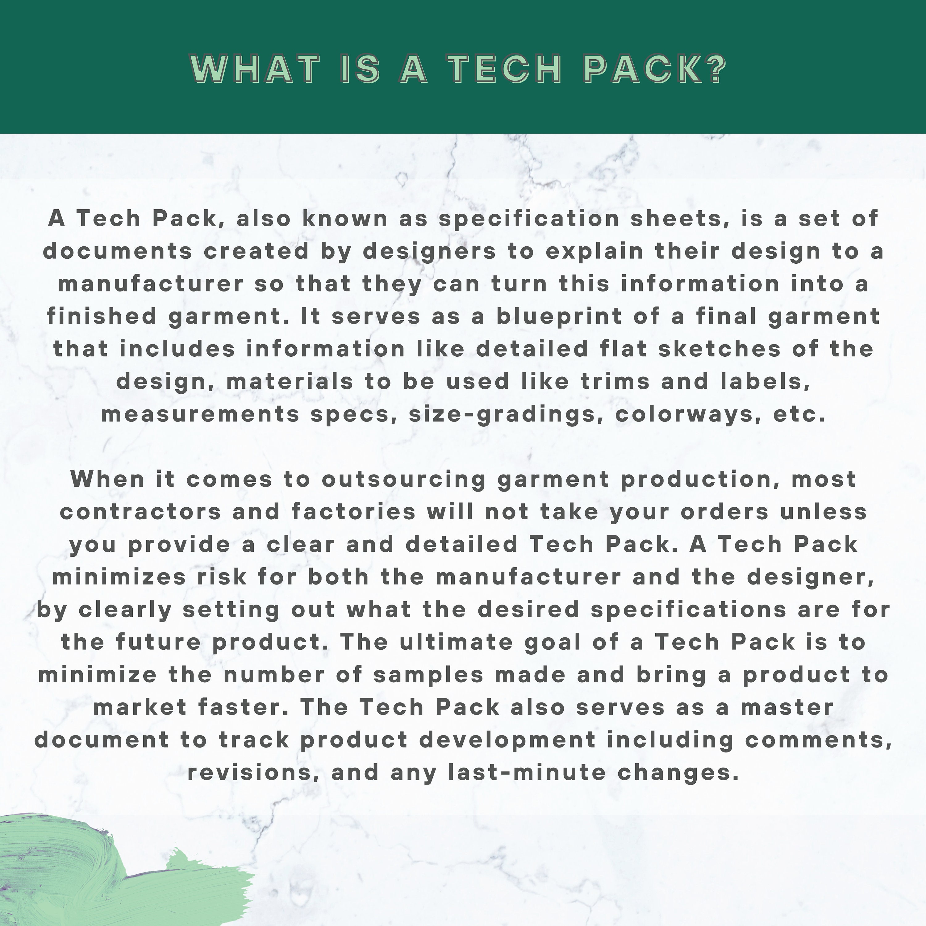 Excel Tech Pack Template - Professional Fashion Tech Pack Template - Etsy