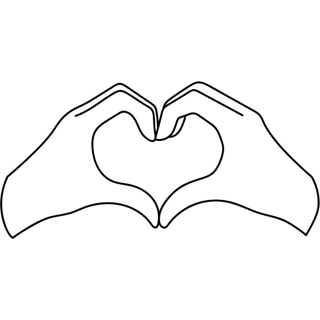 Hands Heart Shaped Digital Download - Etsy