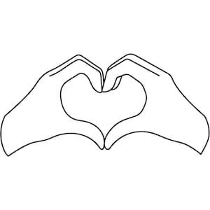 Hands Heart Shaped Digital Download - Etsy