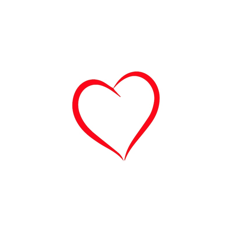 Red Heart Digital Download - Etsy