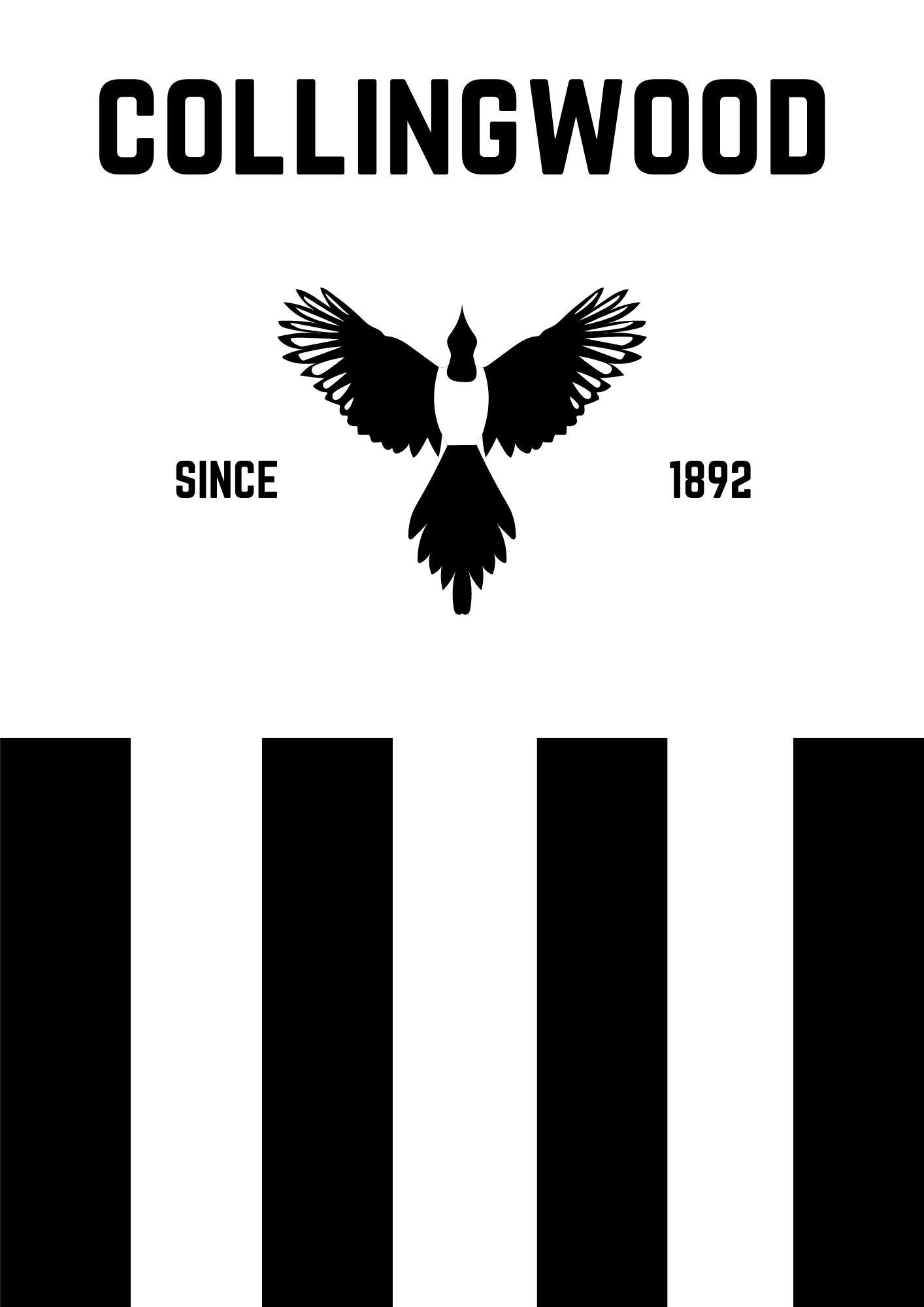 Collingwood Magpies A3 Print - Etsy