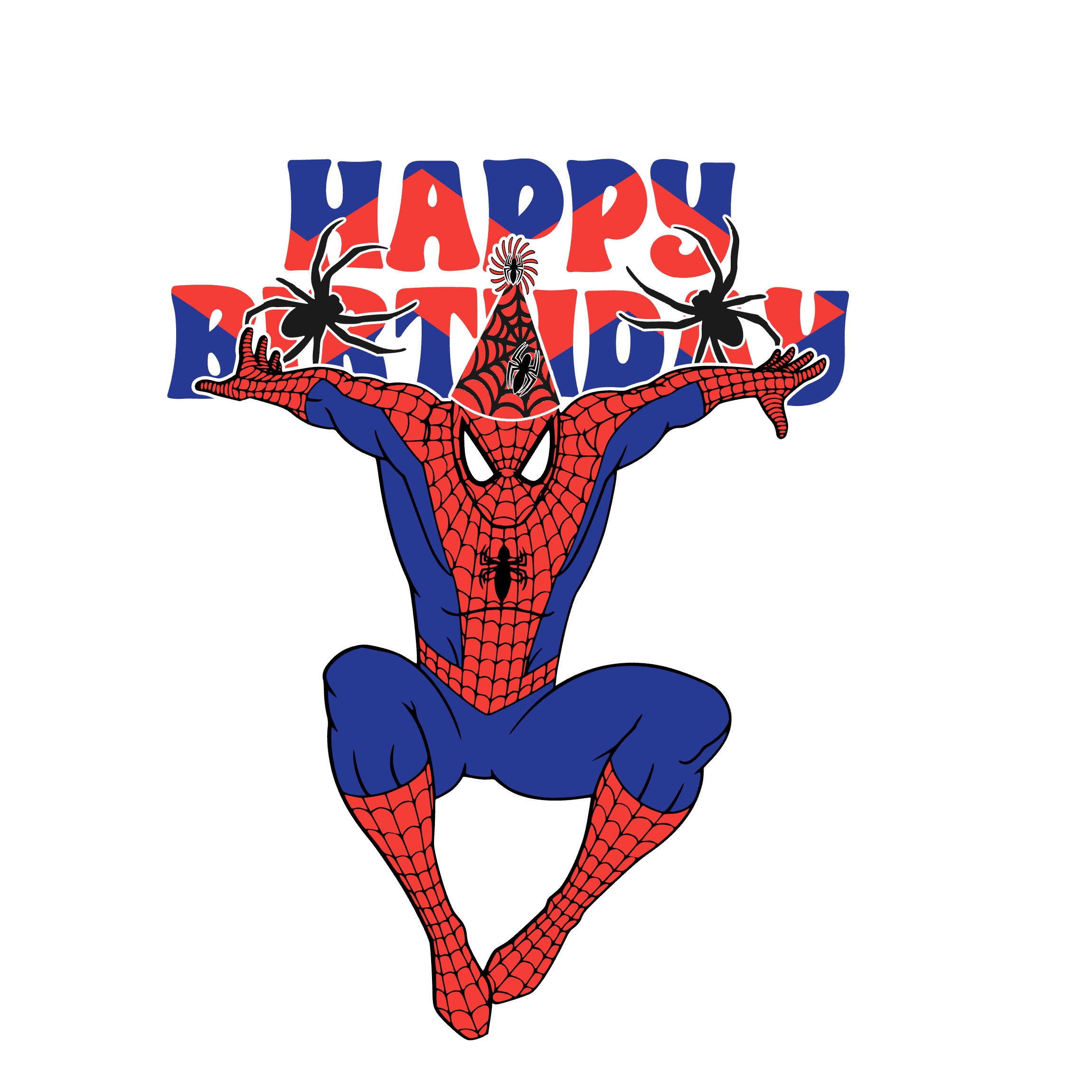 Birthday Spiderman - Etsy