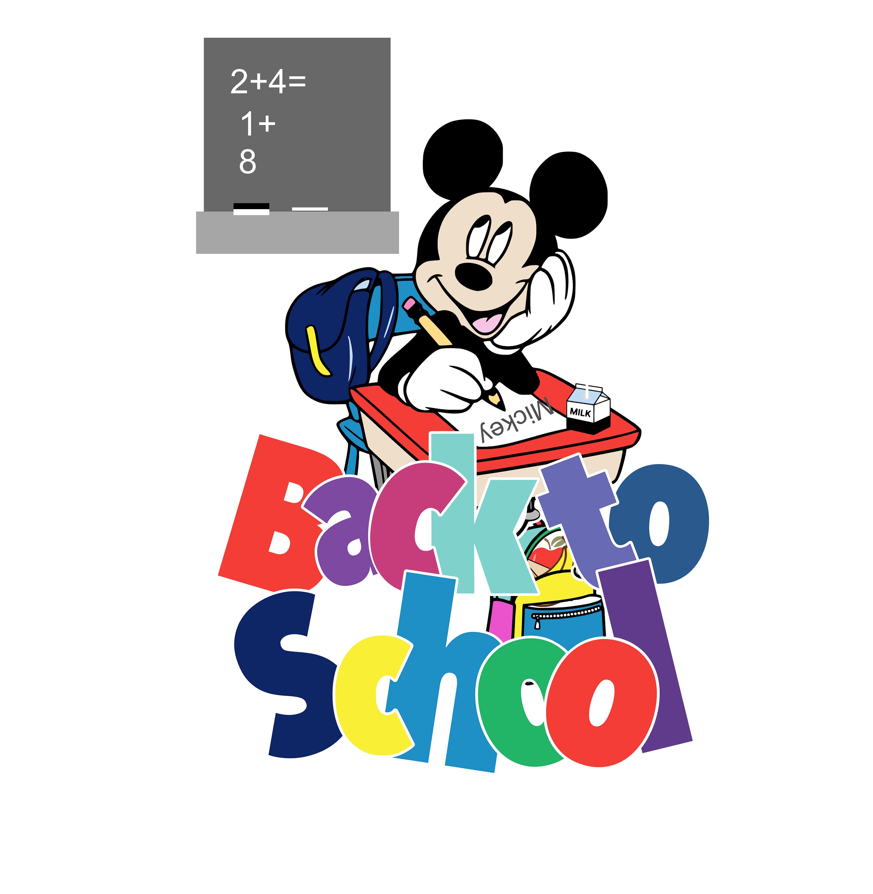 Back to School Mickey - Etsy