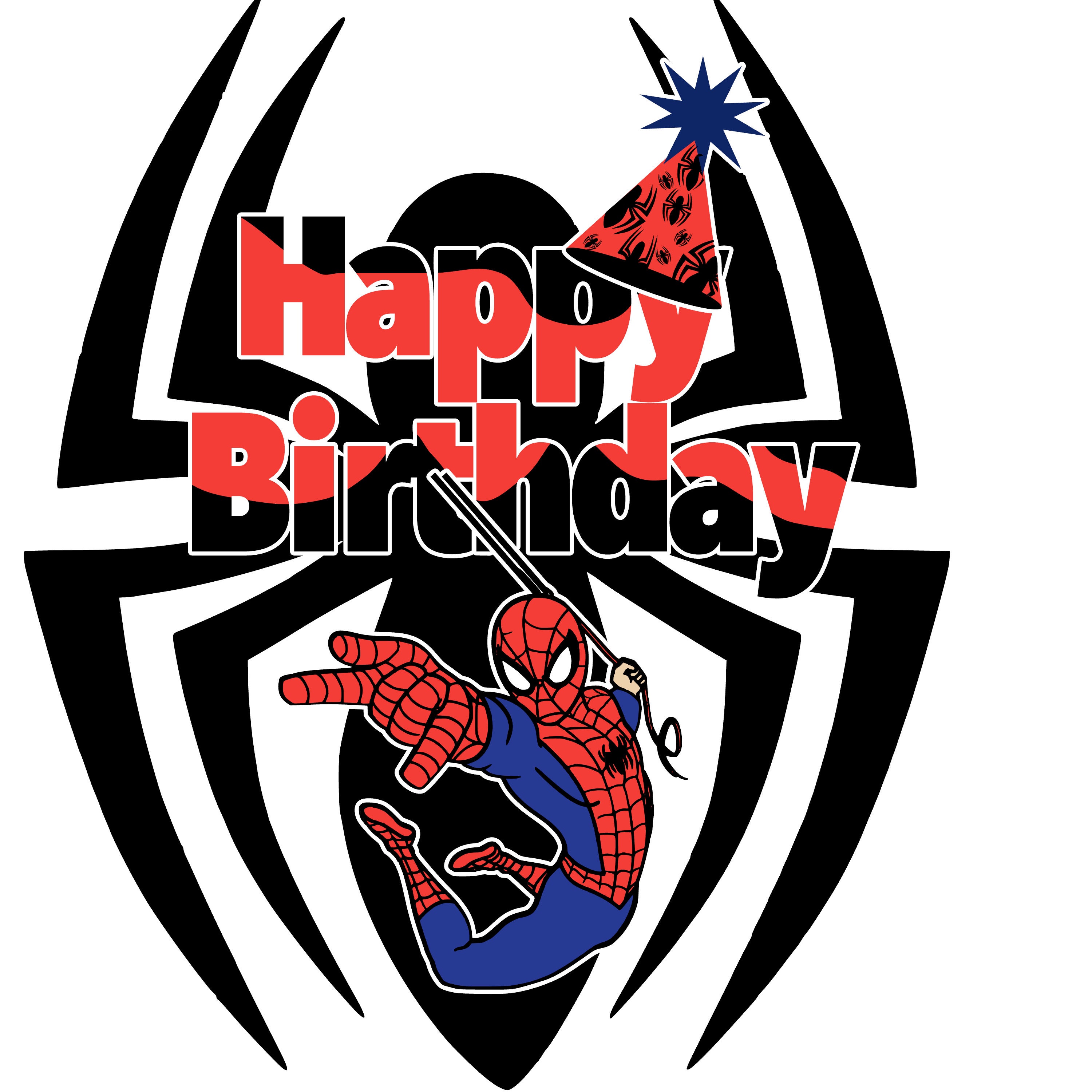 Birthday Spiderman - Etsy