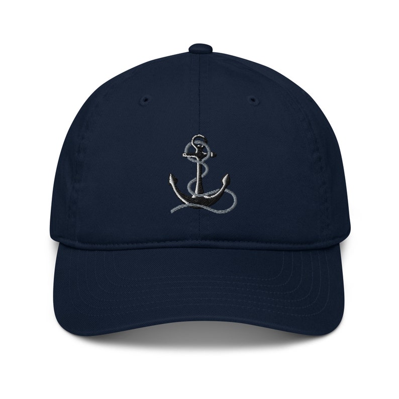 Anchor Organic Baseball Cap, Cruise Hat, Boat Anchor Hat, Ocean Life ...