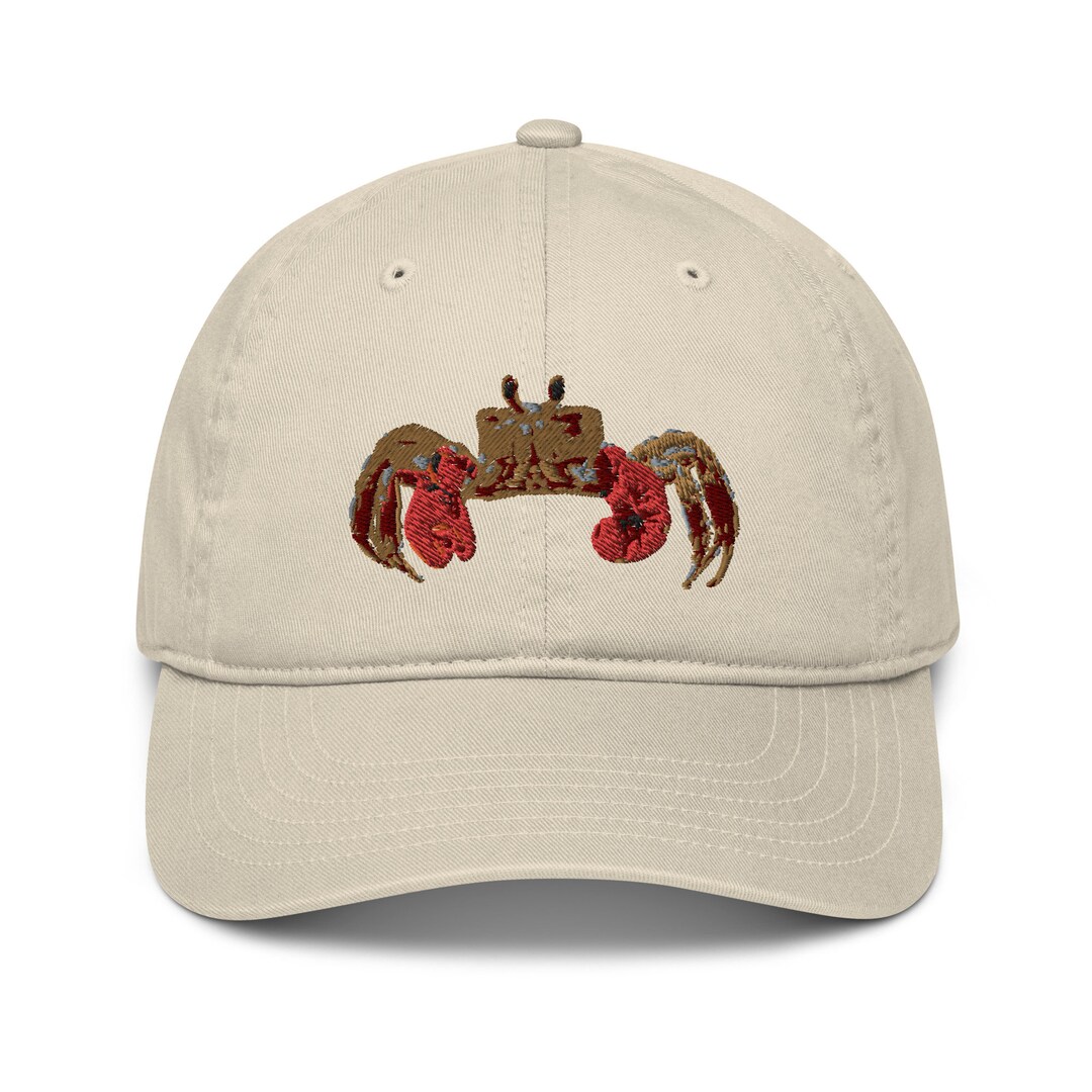 Crab Boxer Organic Hat, Boxing Hat, Red Boxing Gloves, Fishing Cap, Spear Fishing Hat, Crab ...
