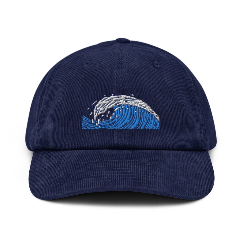 Ocean Wave Corduroy Hat, Cruise Hat, Surfer Hat, Ocean Life Cap, Scuba ...