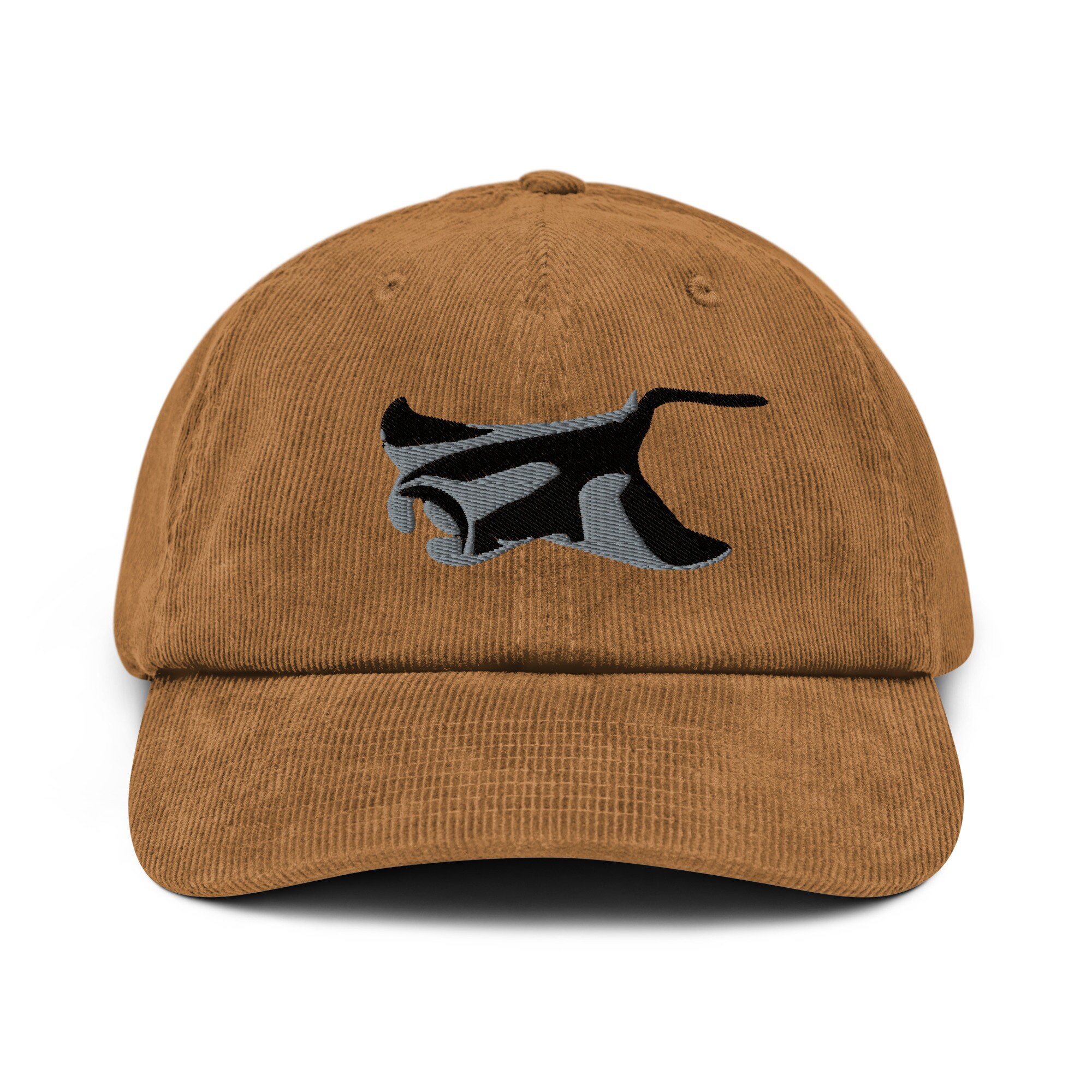 Manta Ray Corduroy Hat, Sting Ray Hat, Shark Cap, Manta Ray Embroidery ...