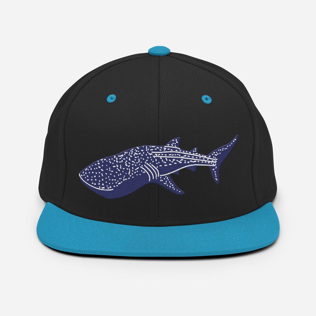 Whale Shark Snapback Hat, Sea Life Cap, Snapback Hat, Ocean Animal ...