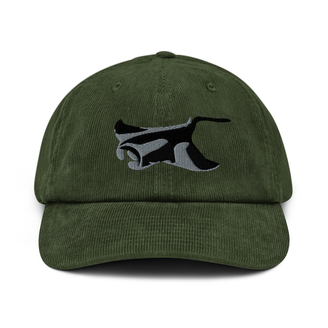 Manta Ray Corduroy Hat, Sting Ray Hat, Shark Cap, Manta Ray Embroidery ...
