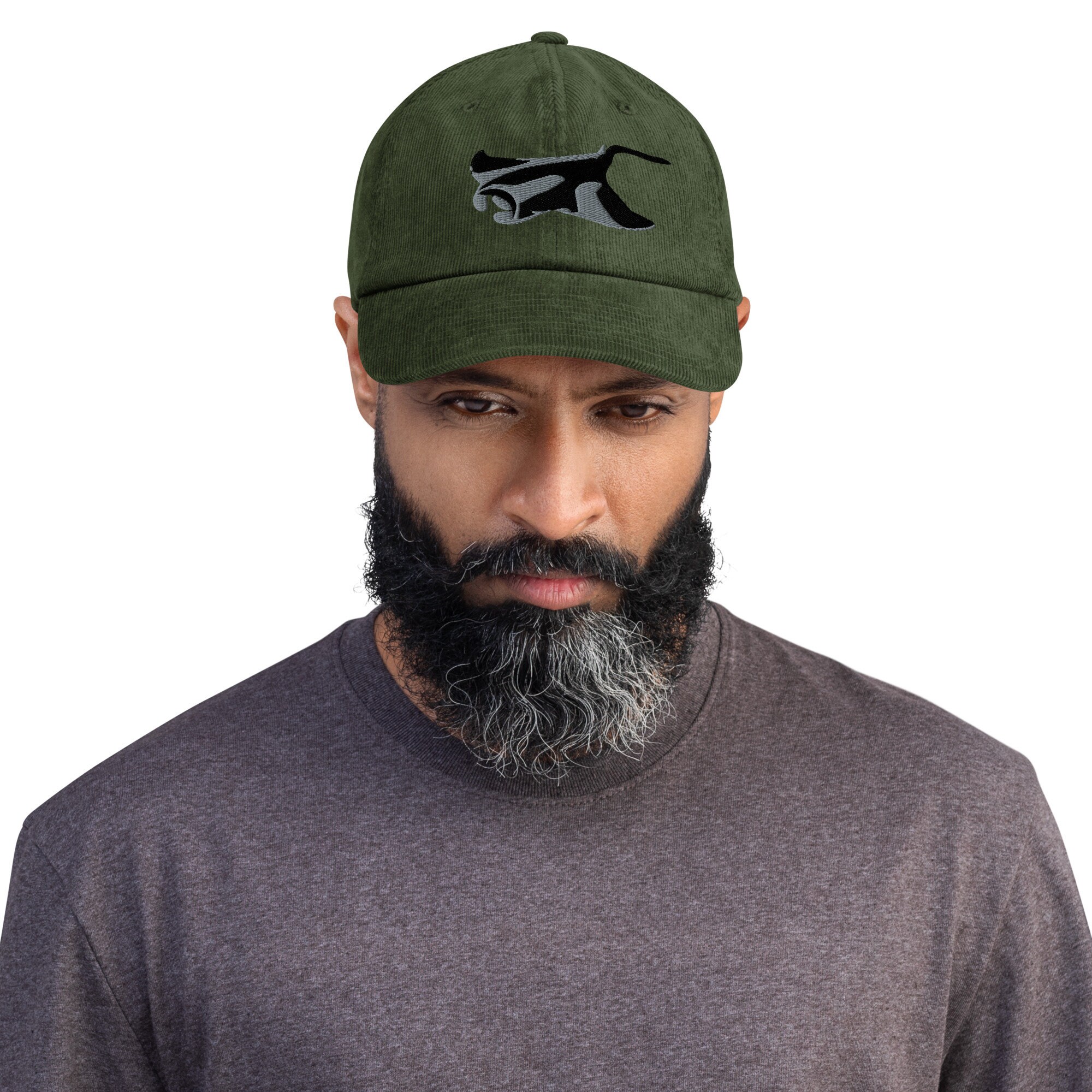 Manta Ray Corduroy Hat, Sting Ray Hat, Shark Cap, Manta Ray Embroidery ...