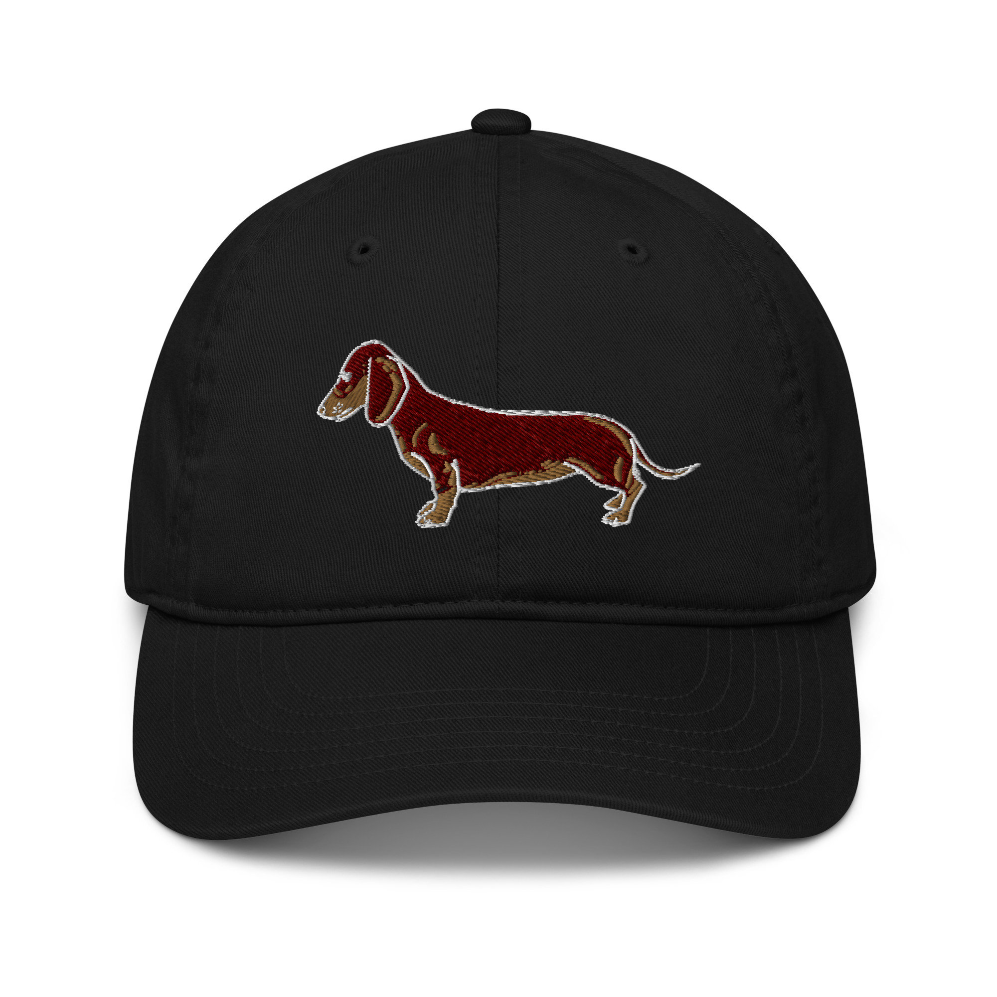 Sausage Dog Baseball Cap, Dachshund Hat, Organic Cotton Cap, Pet ...