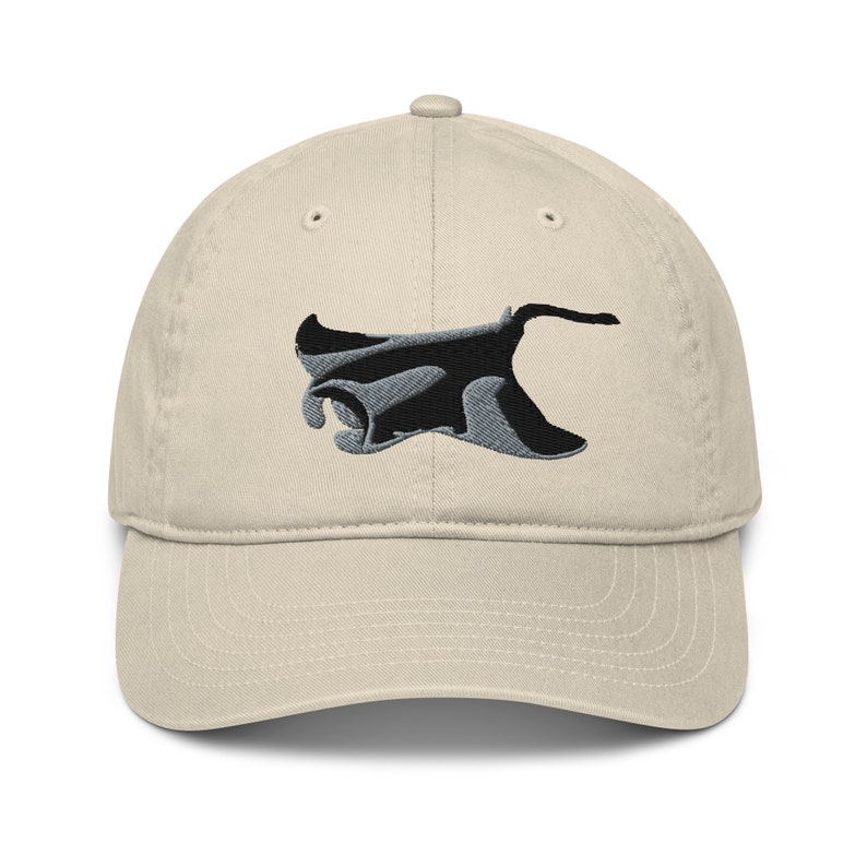Manta Ray Baseball Cap, Ray Organic Cotton Cap, Shark, 6 Panel Hat ...