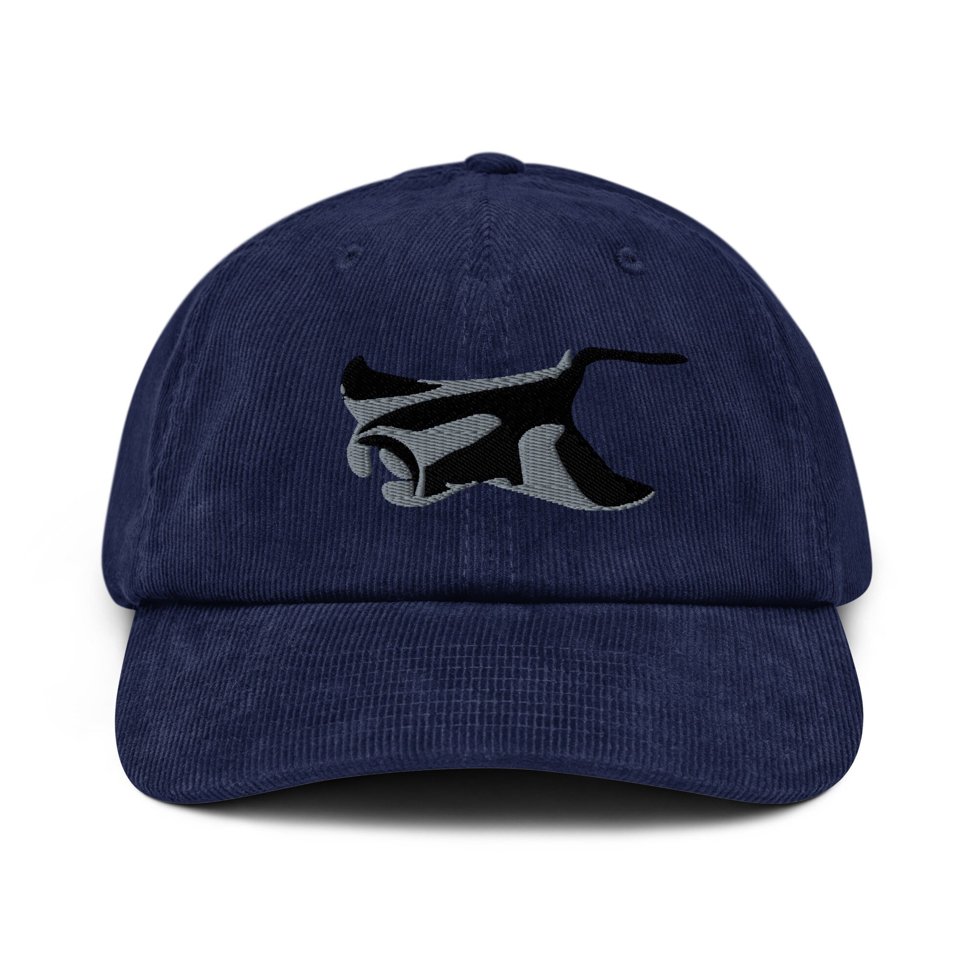 Manta Ray Corduroy Hat, Sting Ray Hat, Shark Cap, Manta Ray Embroidery ...
