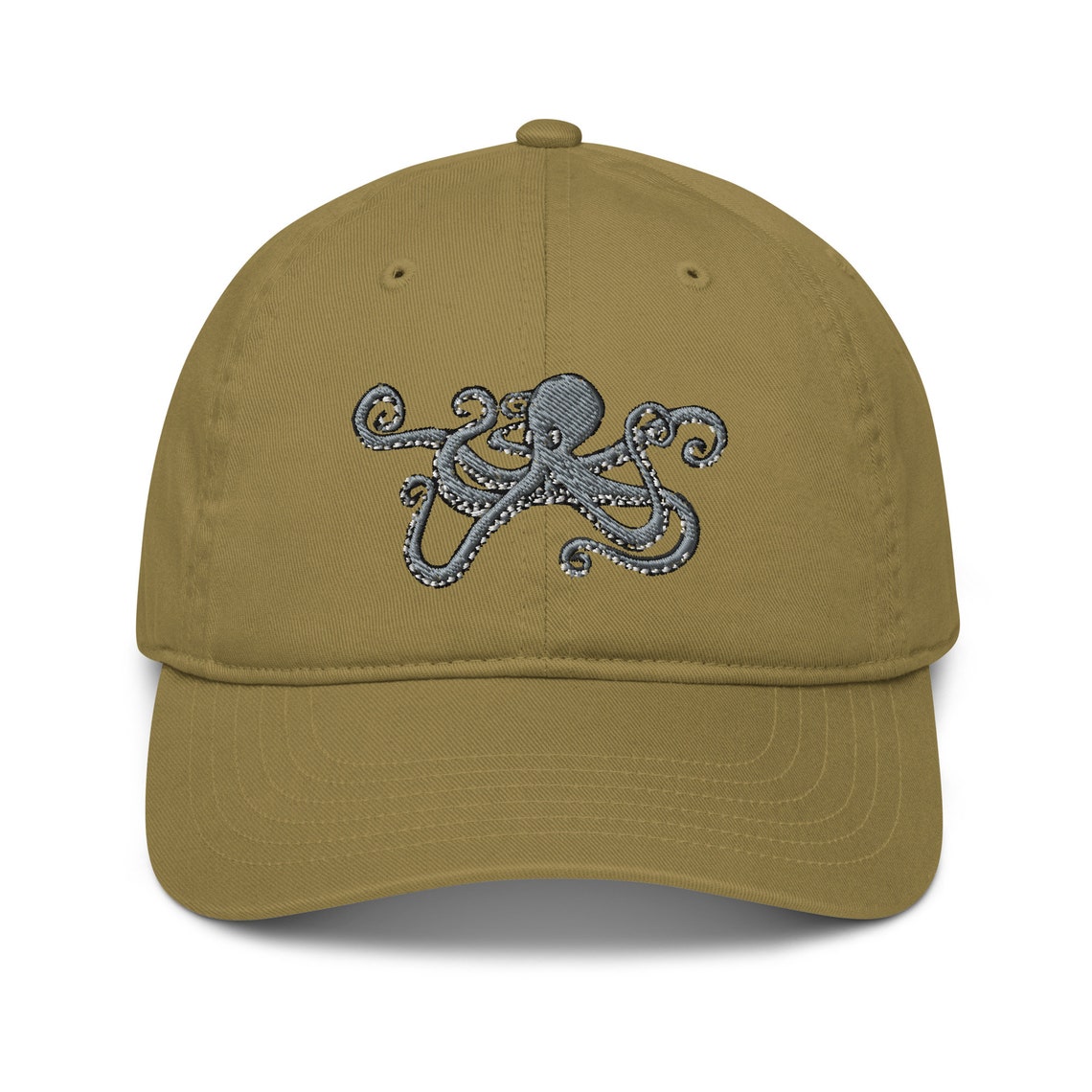 Octopus Baseball Cap, Sea Life Cap, Octopus Embroidery, Ocean Animal ...