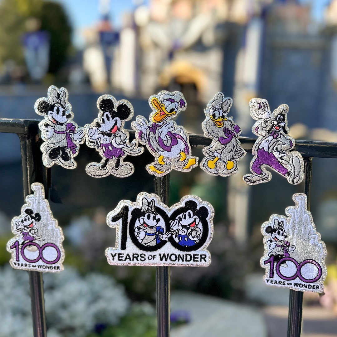Disneyland 100 Patches. Disneyland 100th Anniversary Patches. - Etsy