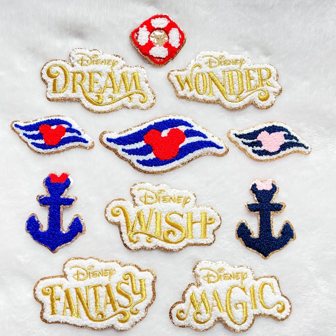 Disney Cruise Patches. Disney Cruise Line Iron on Patches. - Etsy