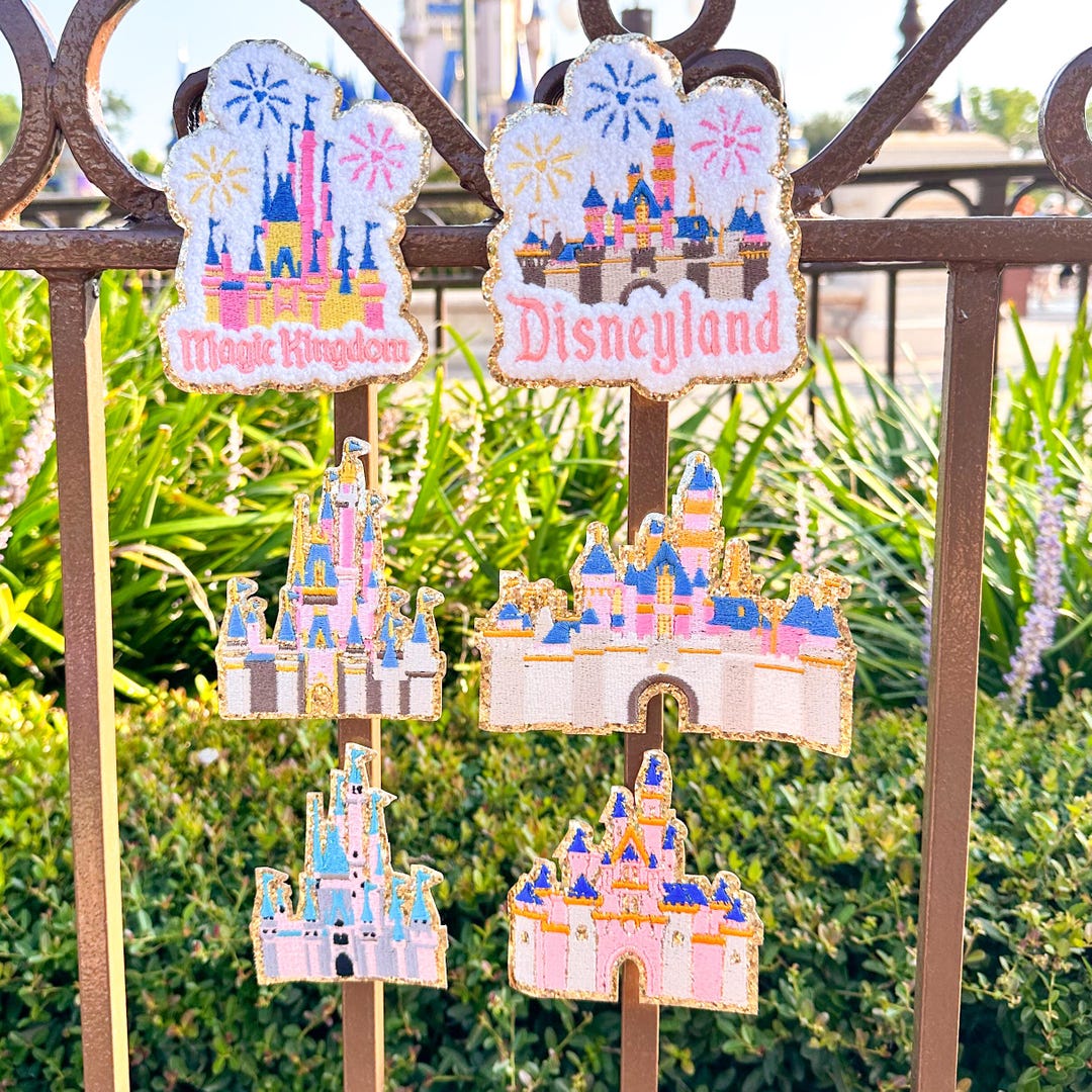 Disney Castle Patches. Disney World Castle Patch. Disneyland Castle ...