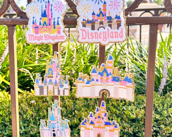 Disneyworld Castle Patch, Iron on Patch, Sew on Patch, Patches for ...
