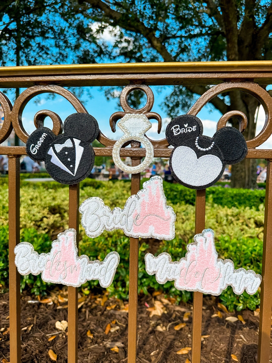 Disney Bachelorette Patch Disney Bride Patch, Disney Bridesmaid Patch ...