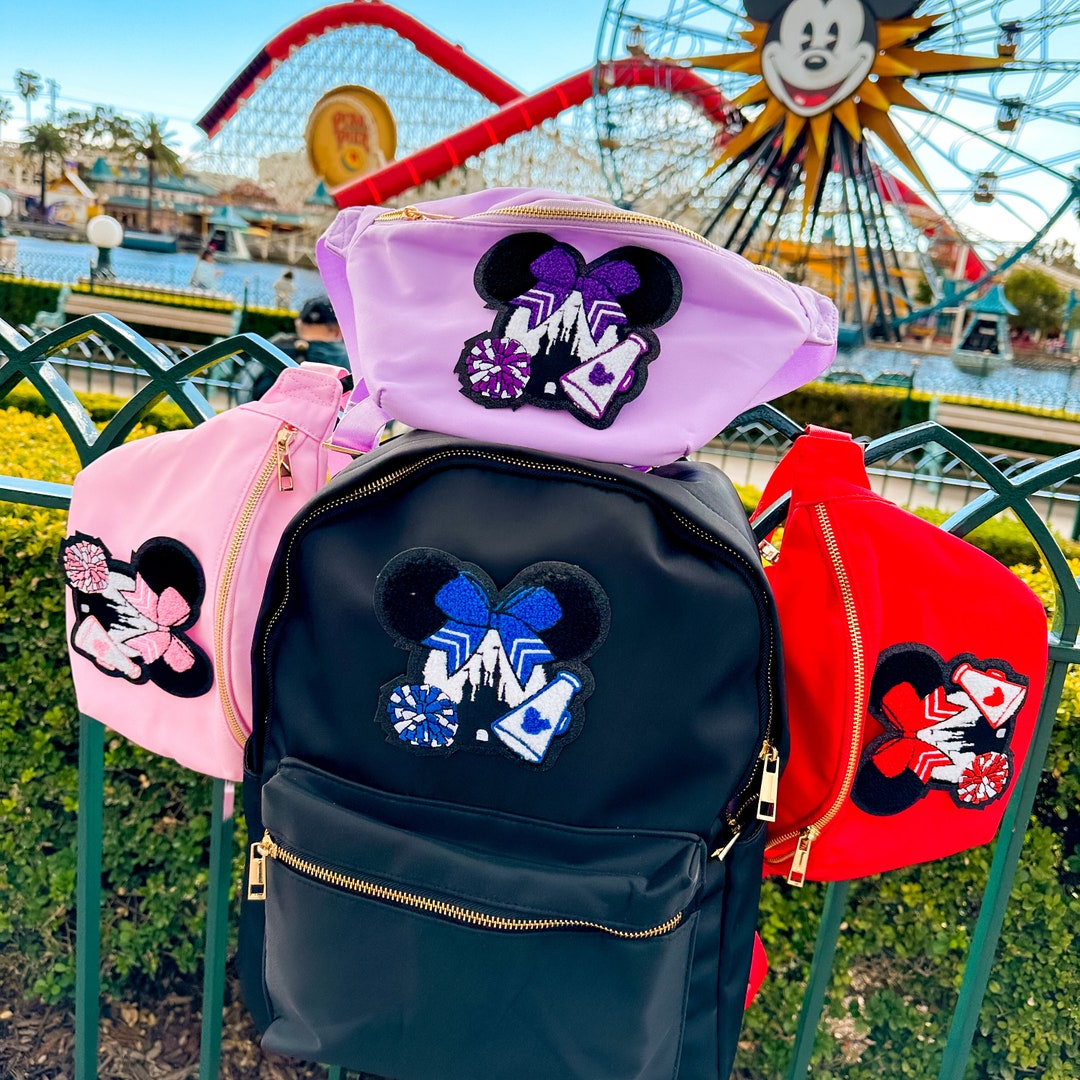 SEWN ON Disney Cheerleading Fanny Pack Disney Cheer Backpack Minnie ...