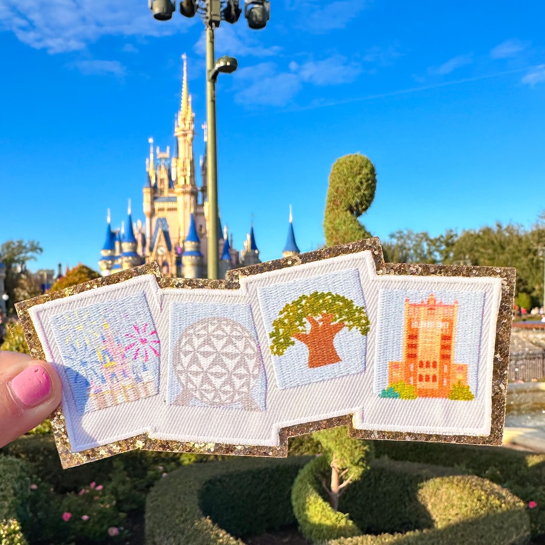 Disney Park Icons Patch. Disney Patch WDW Park Icons Patch Disney World ...