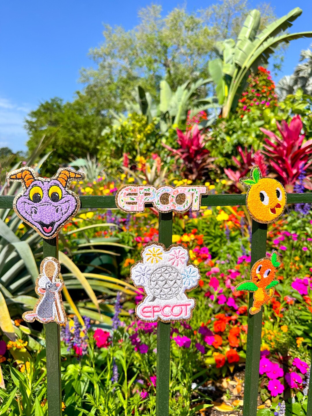 Epcot Flower and Garden Patch- Violet Lemonade Patch- Orange Bird Patch ...