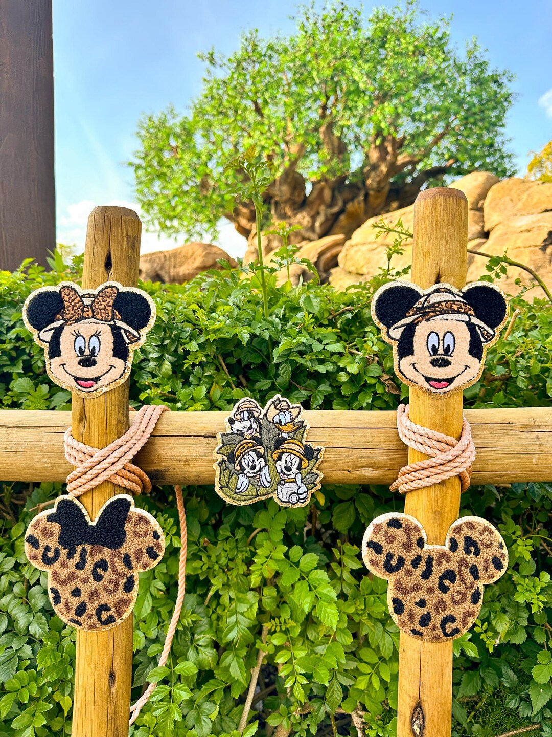 Cheetah Mickey Patch Cheetah Minnie Patch. Safari Minnie Patch. Animal ...