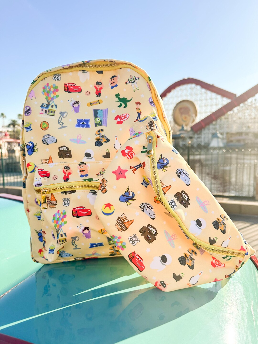 Disney Pixar Backpack- Pixar School Bag Disney Backpack. Pixar Fanny ...