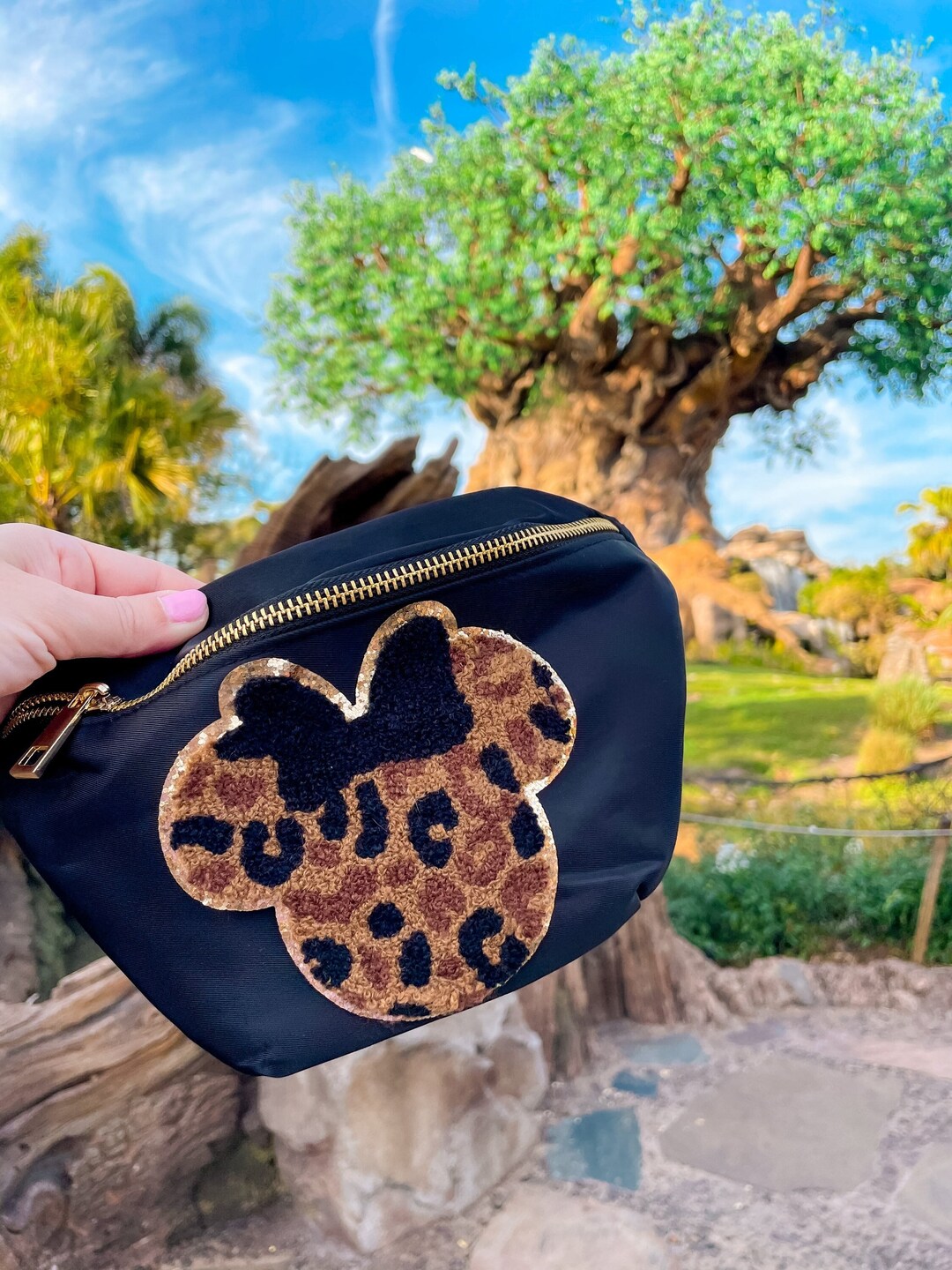 Cheetah Mickey Fanny Pack and Cheetah Minnie Fanny Pack. Animal Kingdom ...