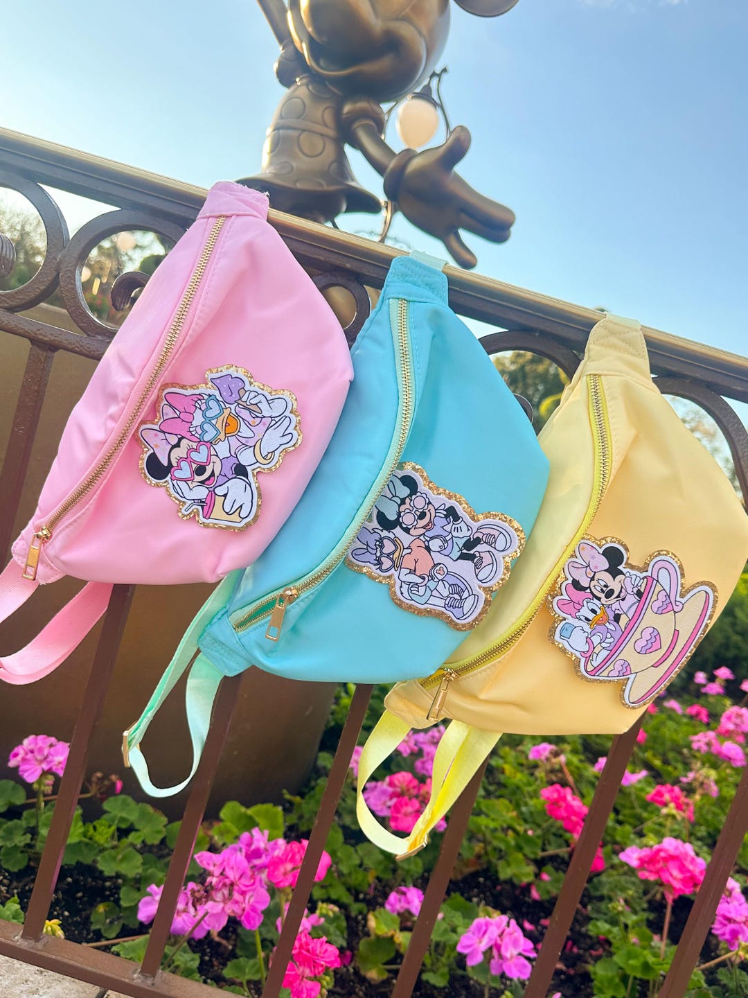 Minnie and Daisy Fanny Pack- Disney Fanny Pack Teacups Fanny Pack ...