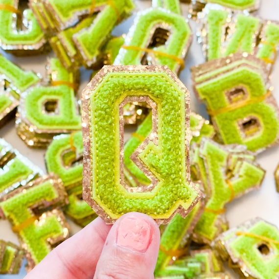 Lime Green Letter A