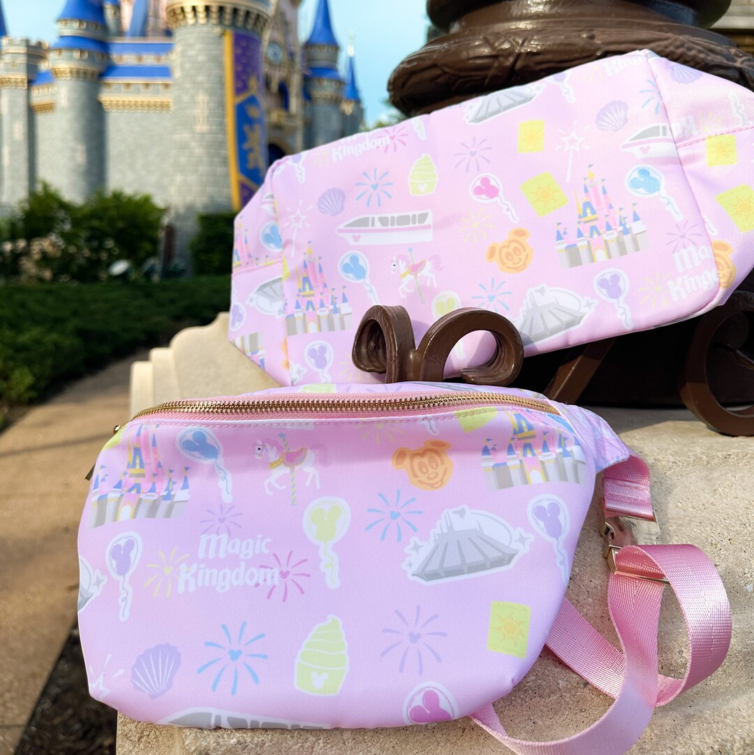 BLANK Magic Kingdom Fanny Pack or Pouch Disney Fanny Pack - Etsy