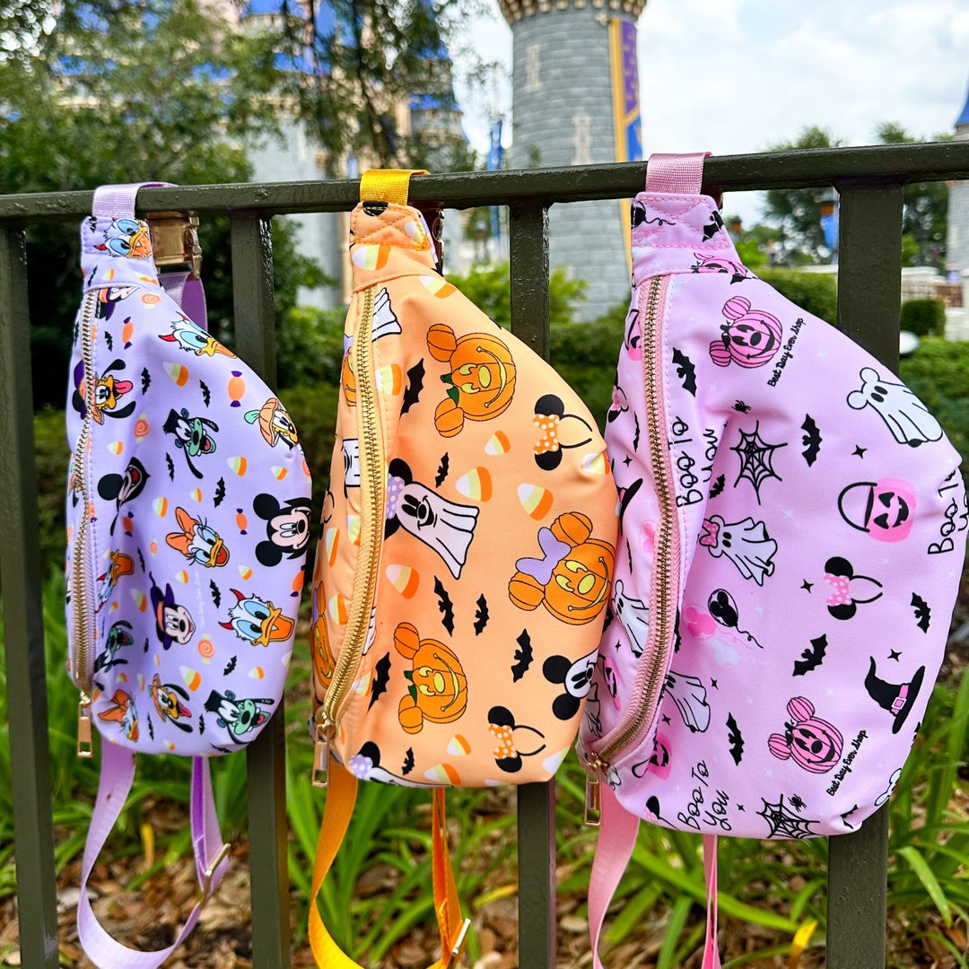 Disney Halloween Printed Fanny Pack. Minnie Halloween Fanny Mickey ...