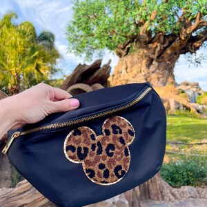 Cheetah Mickey Fanny Pack and Cheetah Minnie Fanny Pack. Animal Kingdom ...