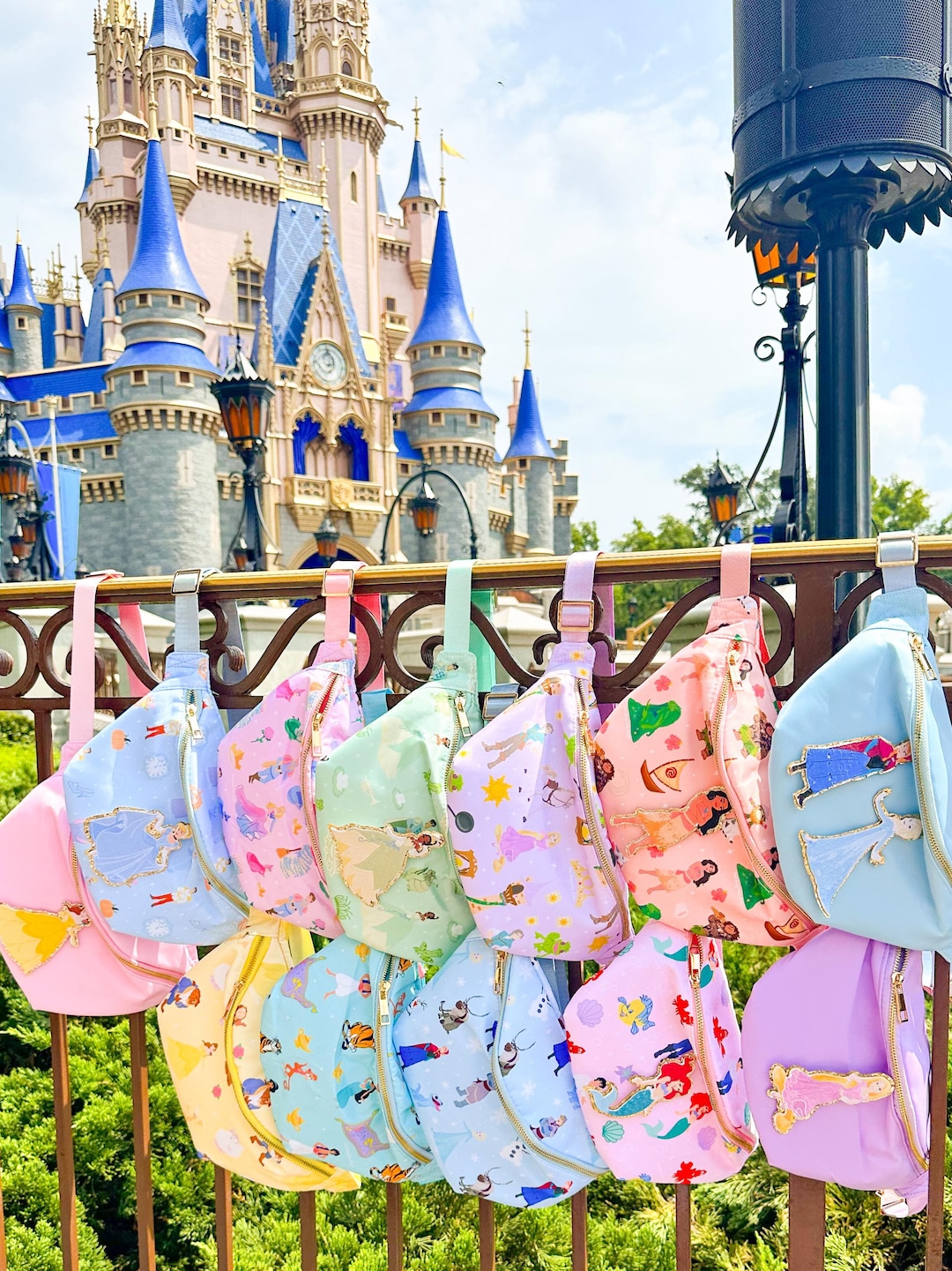 SEWN ON Patched Disney Princess Fanny Packs- Cinderella Fanny Pack ...