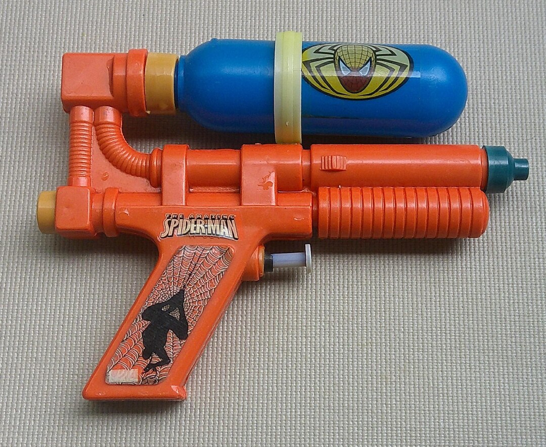 Vintage 2007 Marvel Spider-man Water Gun – Tested/working - Collectible ...