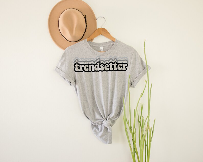 Trendsetter Stacked Font Cut File - Etsy